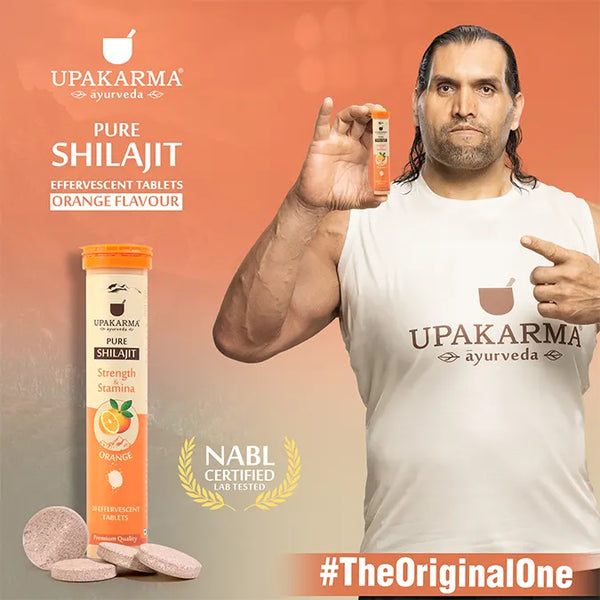 Easy to carry pure shilajit effervescent tablets in orange flavor ...