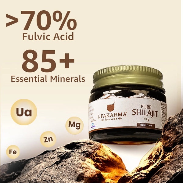 Upakarma Ayurveda Pure Shilajit Resin 10g