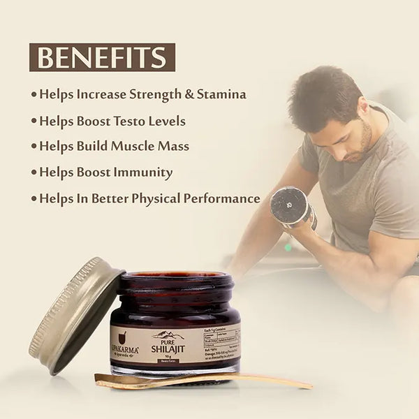 Combo Pack Of Shilajit Resin 10g & Blueberry Effervescent Tablets ...